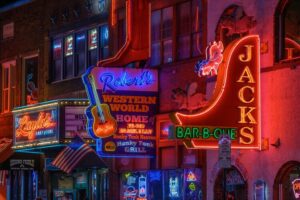 Broadway Street: Nashville's 24/7 Honky-Tonk Wonderland